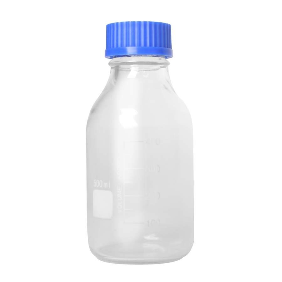 Blue cap glas flaske. 1/2 l -. super til opbevaring af bla. Gær