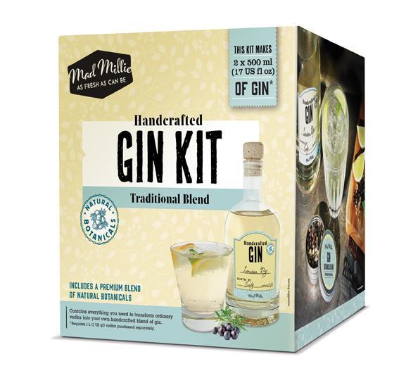 Gin kit , traditional 2 x 500 ml