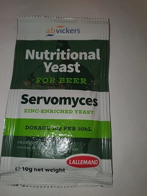 Servomyces, Lallemand, nutritional yeast til øl 10 gram super godt