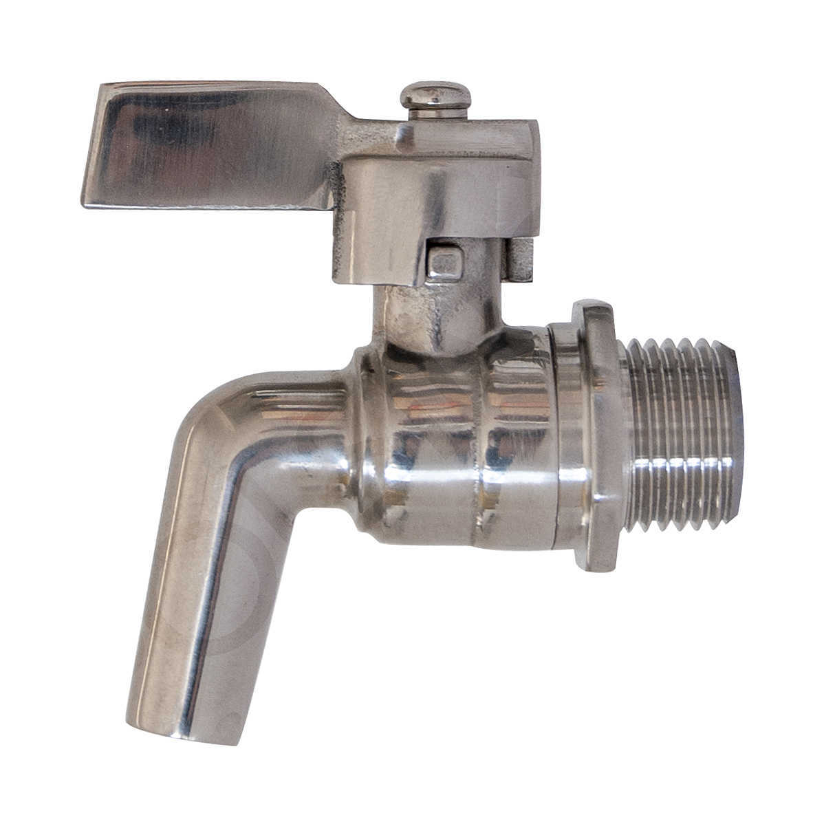 Hane i rustfri stål - passer til beholder 50 l